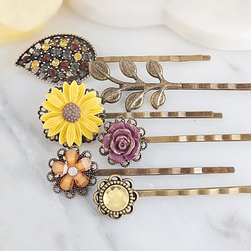 Crystal Bobby Pins - Etsy
