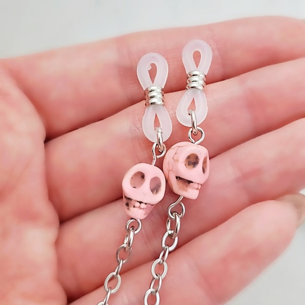 Skull Eyeglass Holder Etsy