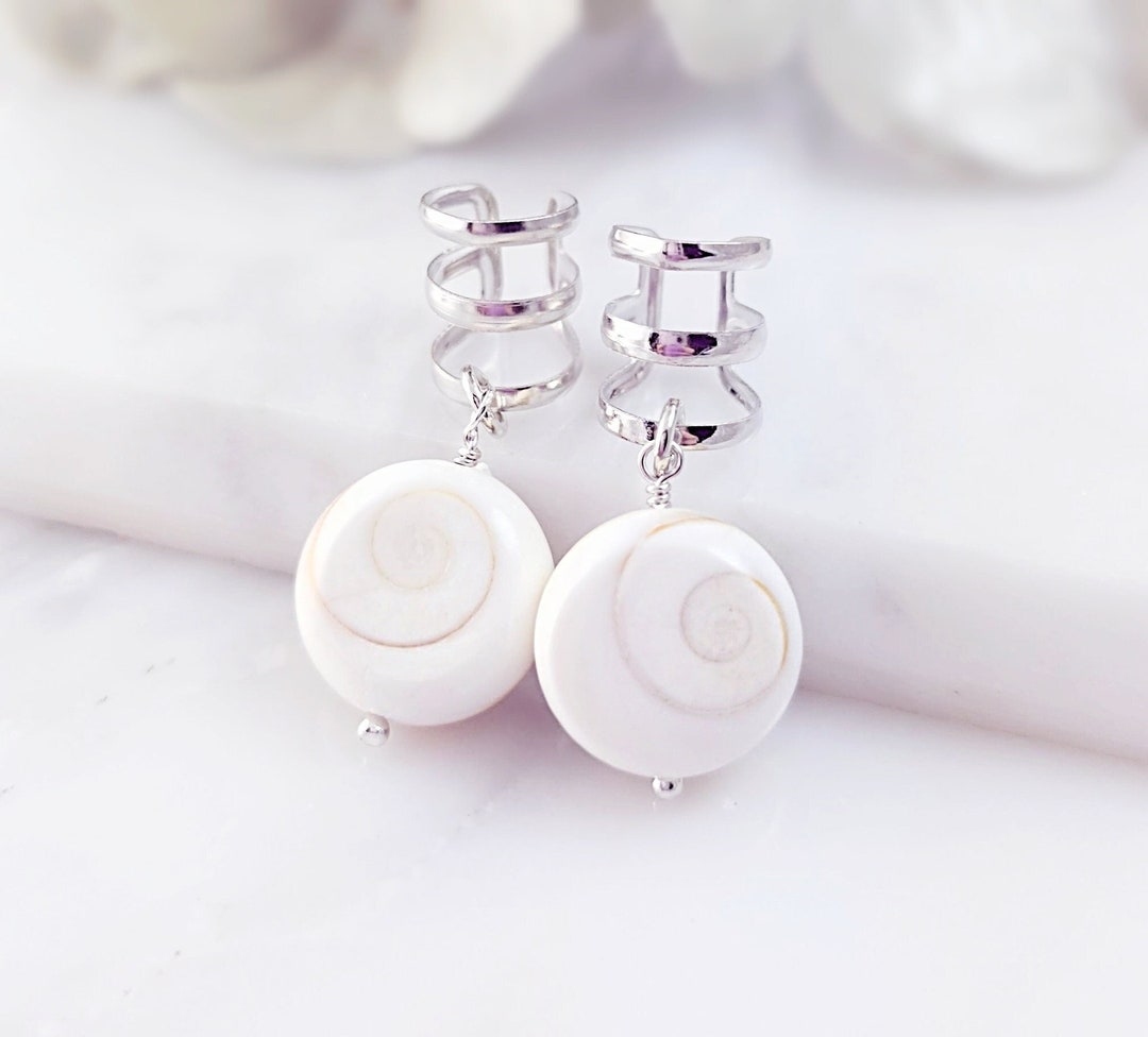 Sea Shell Loc Jewelry, 1 Hair Cuff for Braids, Ocean Beach Jewelry ...