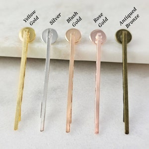 Bobby Pin GRAB BAG Custom Hairpins Choose Your Color, Floral Decorative ...