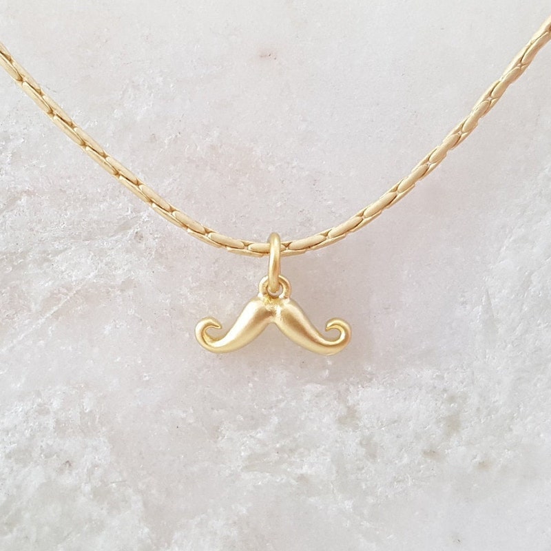 Mustache Necklace - Etsy