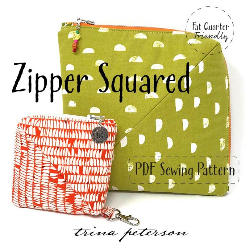 Zipper Squared PDF Sewing Pattern - Etsy