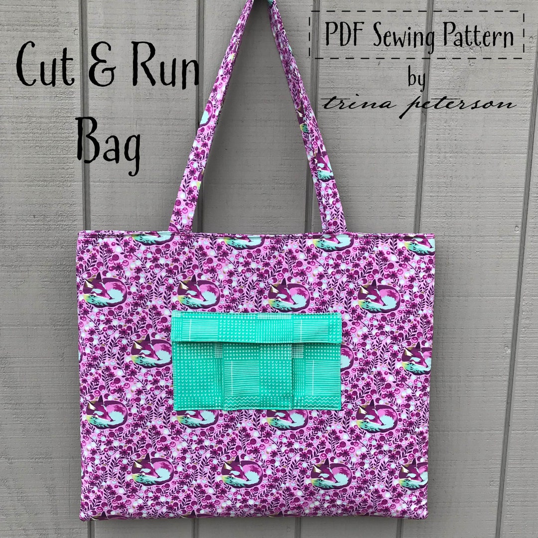 Cut & Run Bag PDF Sewing Pattern - Etsy