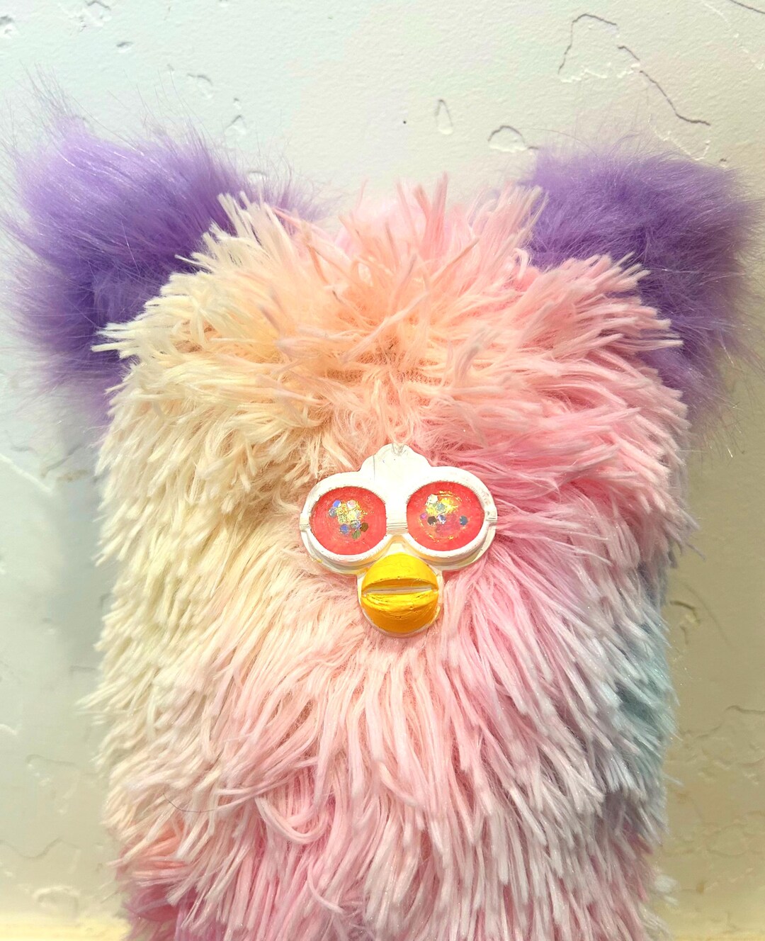 Pastel & Purple Long Furby Art Doll - Etsy