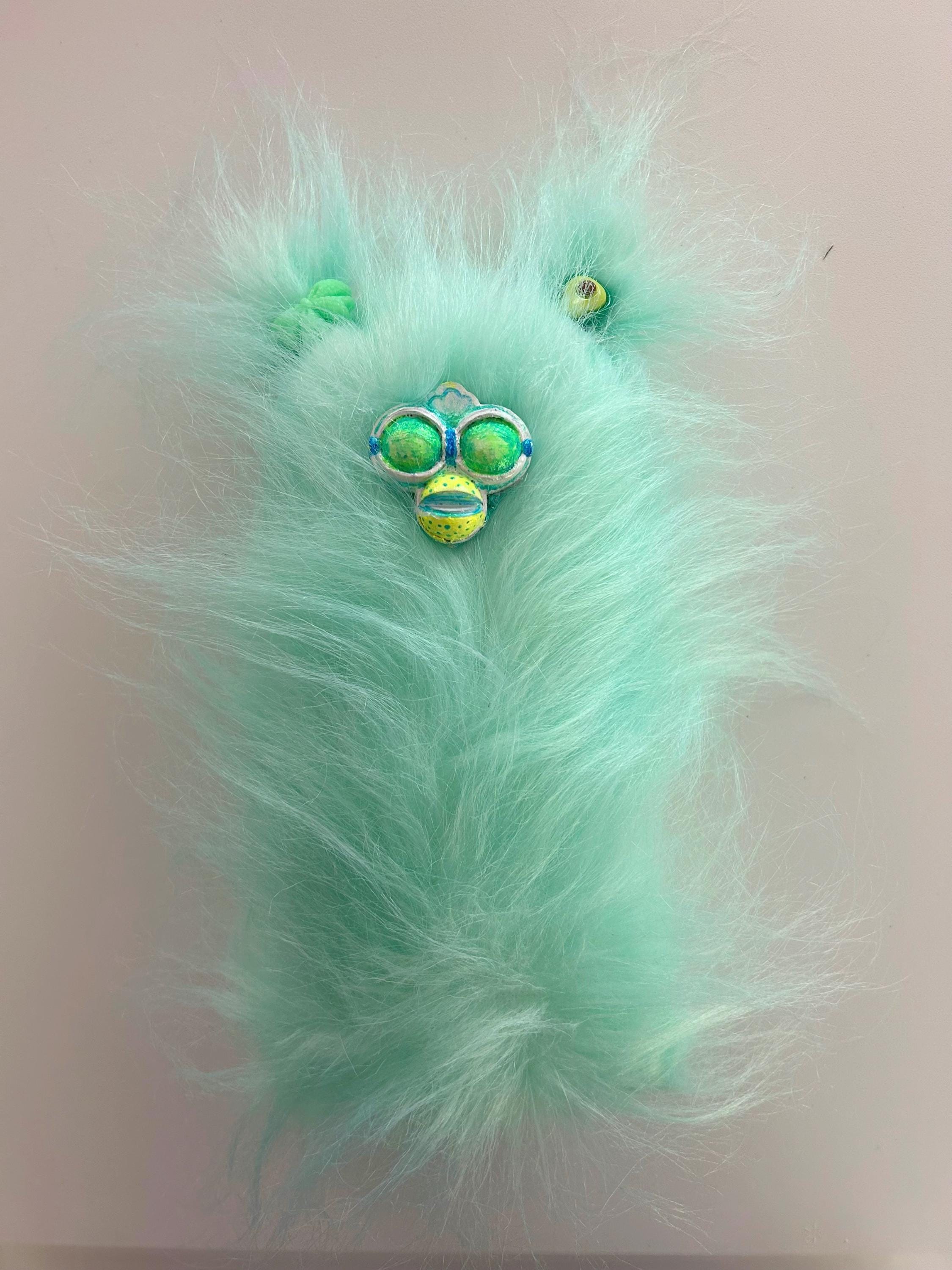 Pastel Green Loaf Long Furby // Furby Art Doll - Etsy