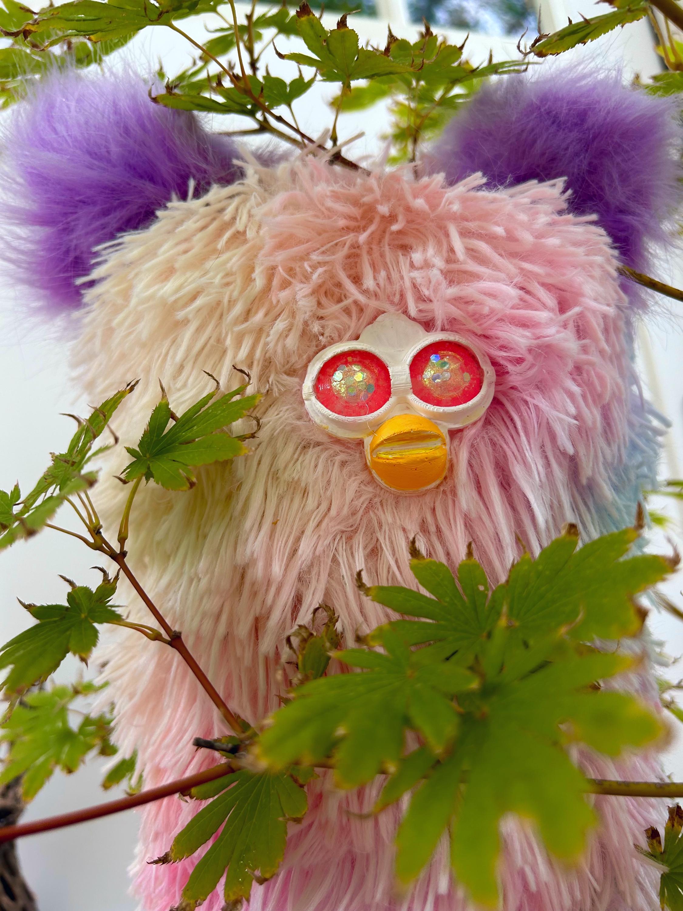 Pastel & Purple Long Furby Art Doll - Etsy