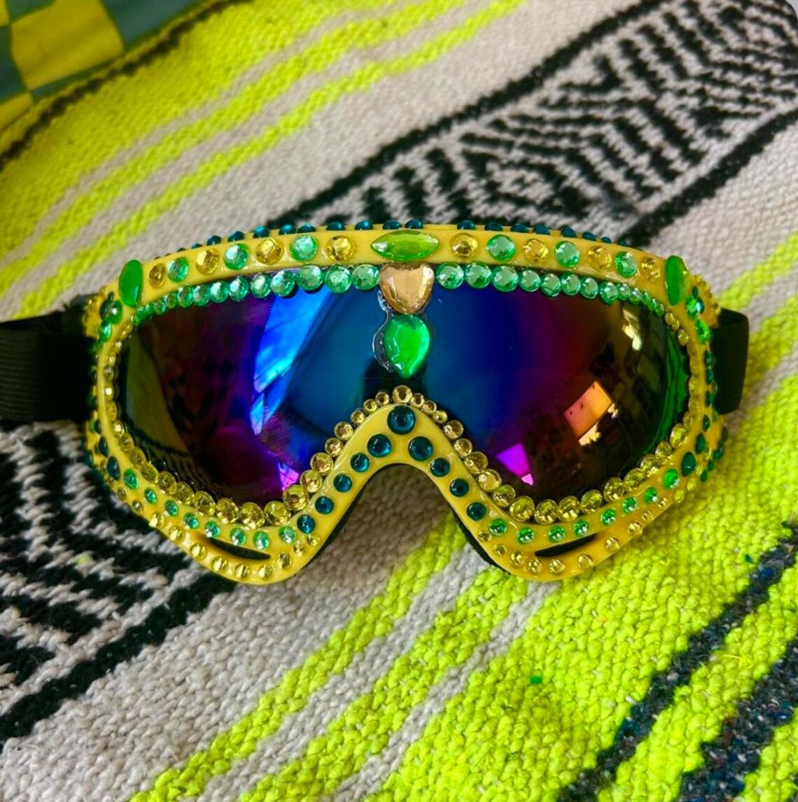 Baby Blue Festival/rave Glasses - Etsy