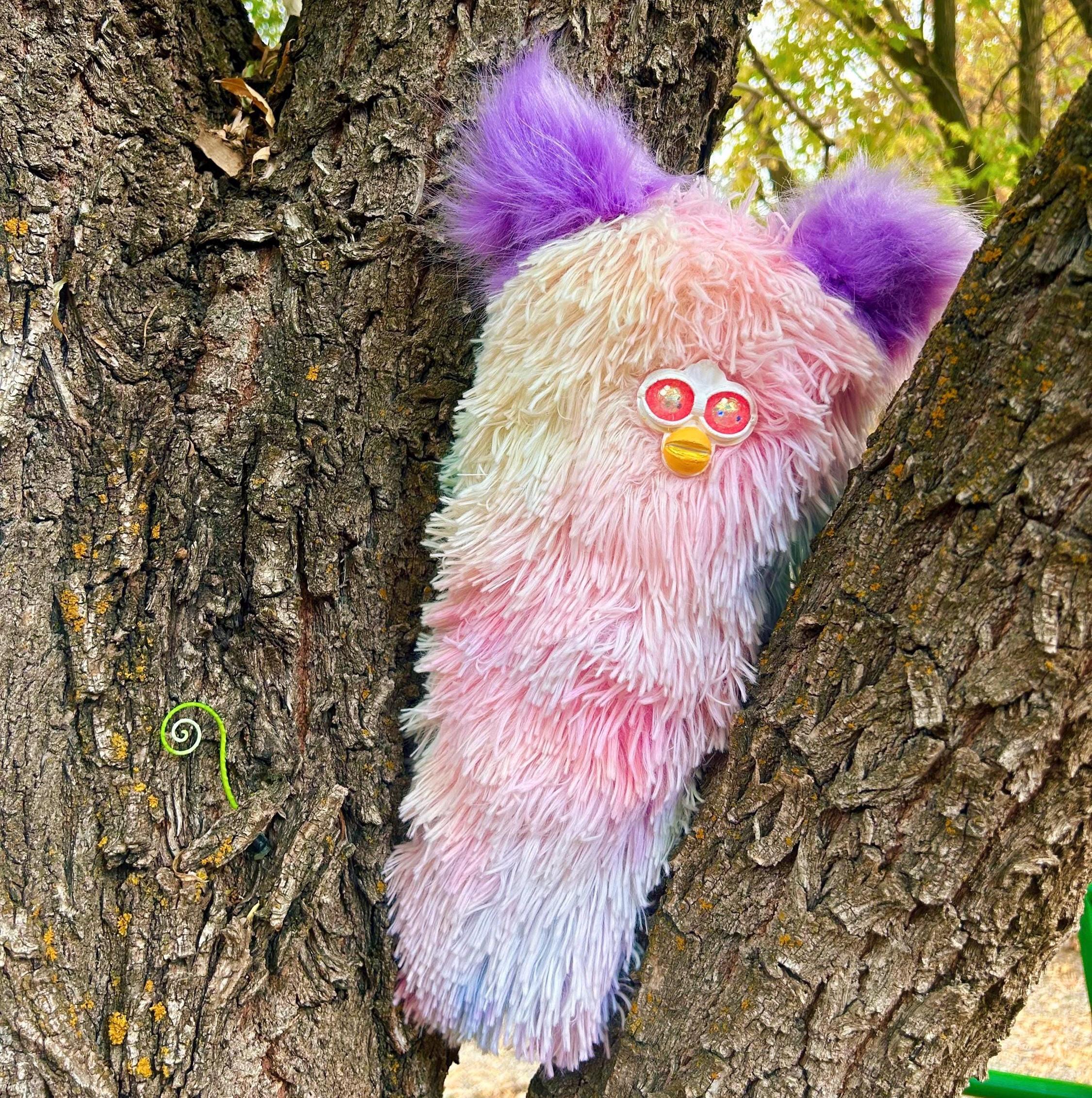 Pastel Purple Long Furby Art Doll Etsy