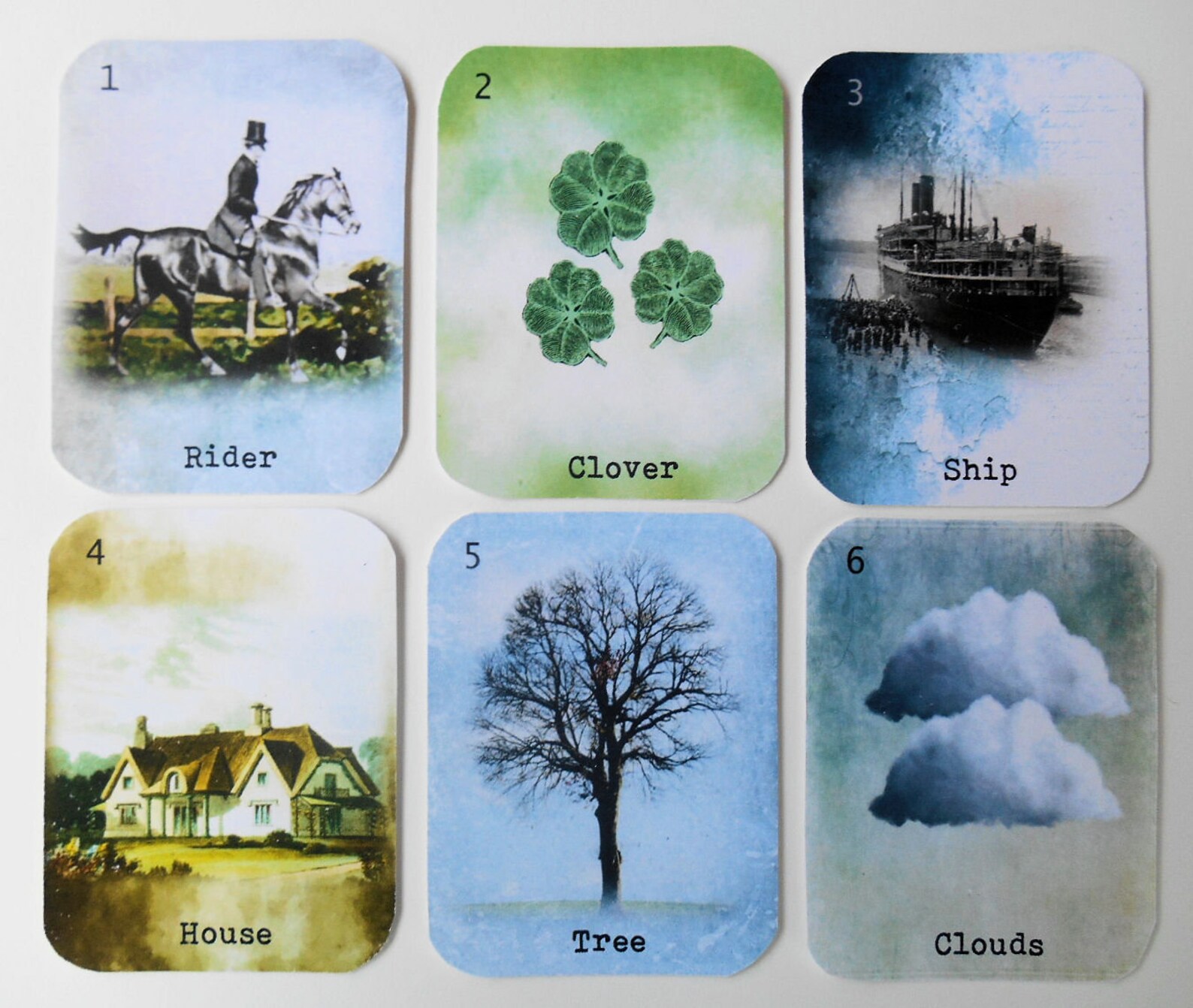 Vintage Lenormand Cards 36 Divination Cards Printable - Etsy