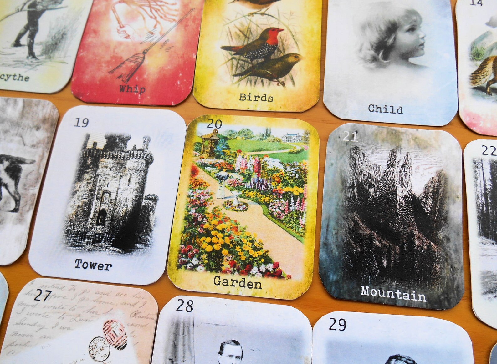 Vintage Lenormand Cards 36 Divination Cards Printable - Etsy
