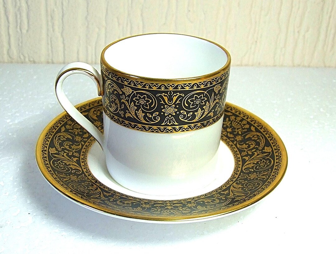 Vintage Bone China Espresso Coffee Cup Minton Grandee Pattern Made in ...