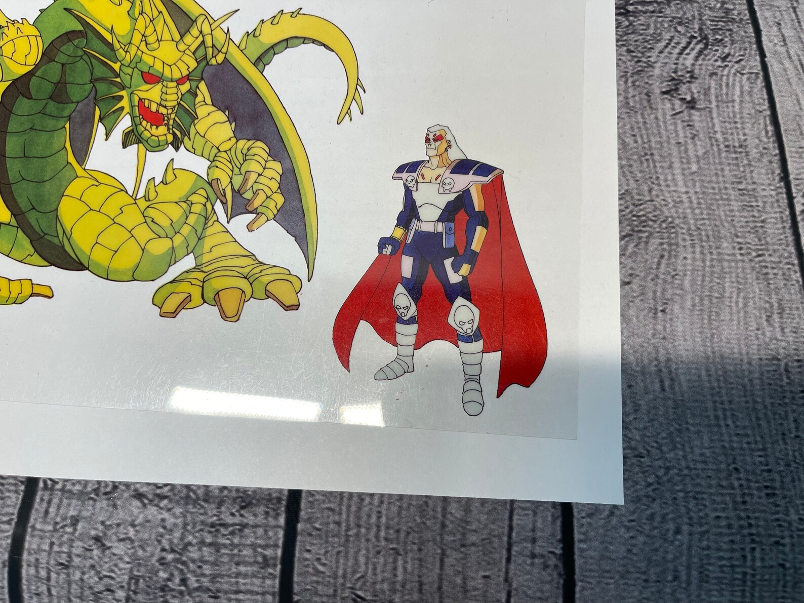Fin Fang Foom - Iron Man TV Show Animation Cel Sheet, 1994 - Etsy