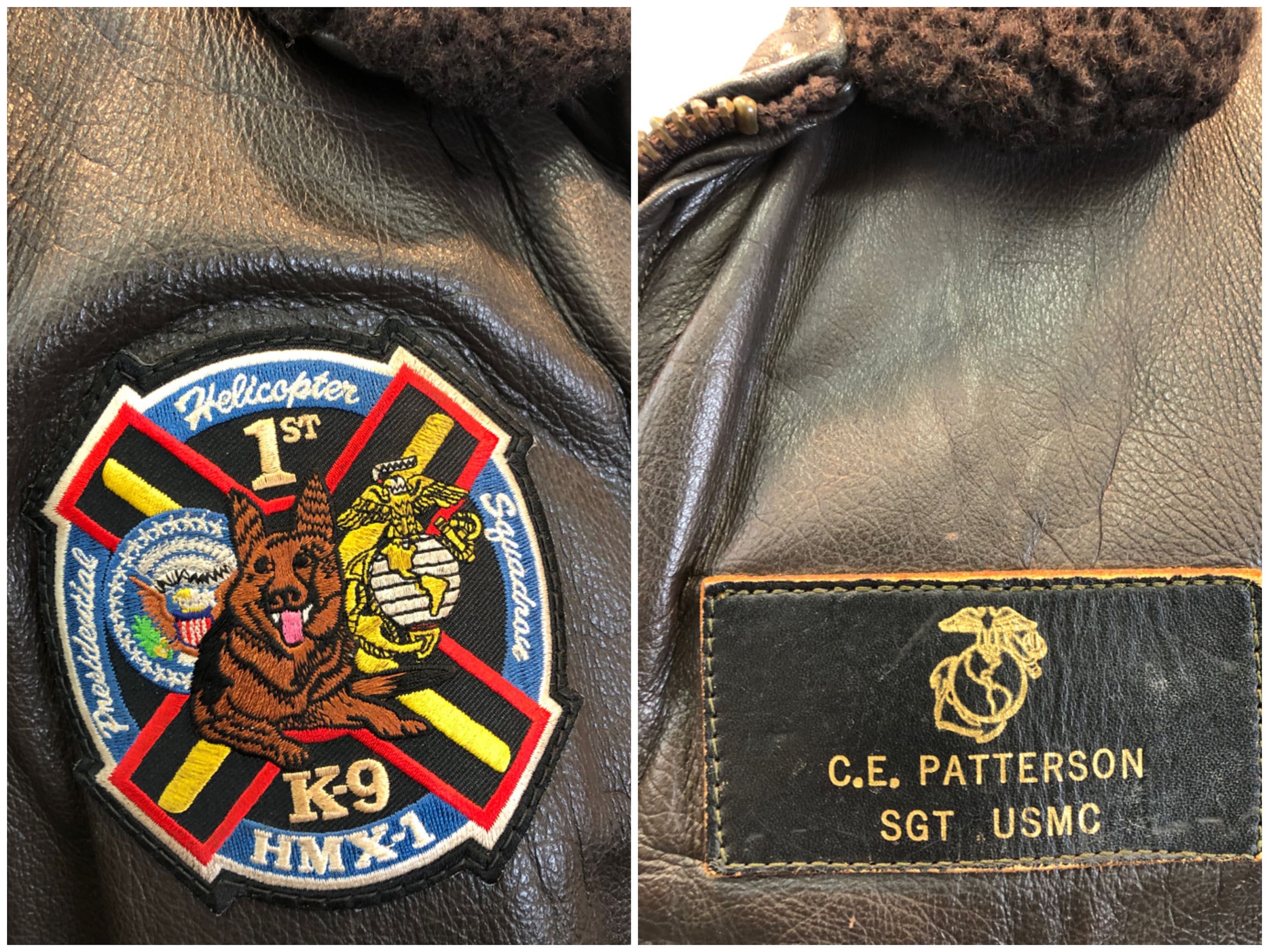 1970s Navy Type G-1 Leather Jacket (HMX-1) Presidential and VIP Marine ...