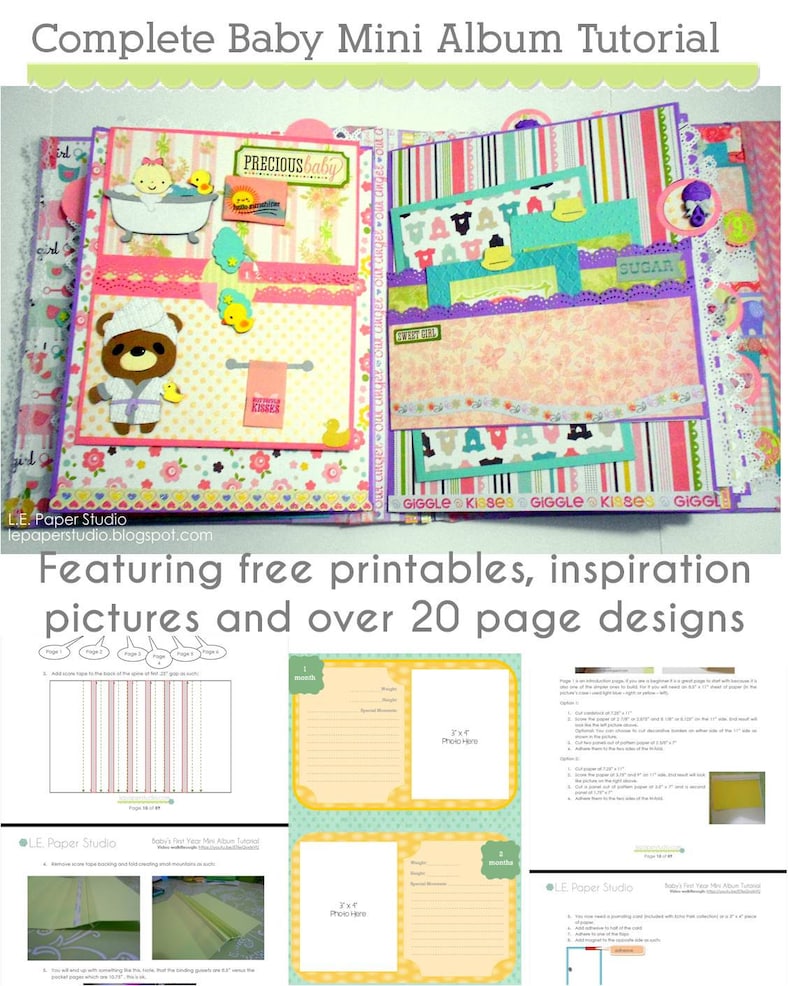 Baby Album Tutorial - Etsy
