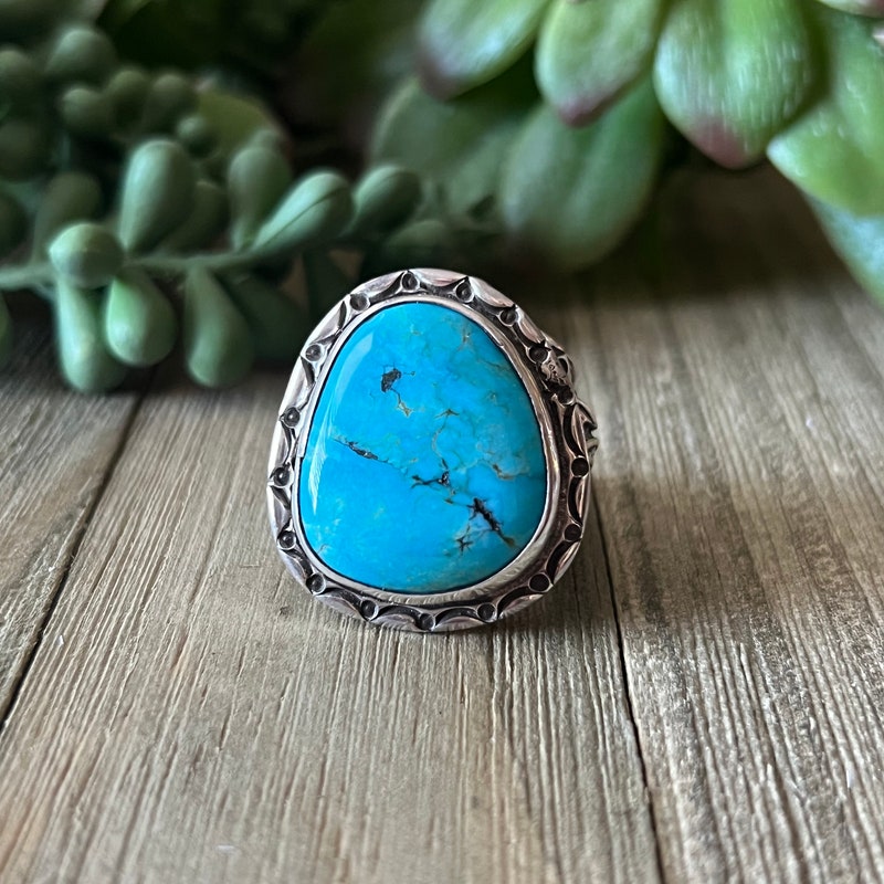 Handmade Turquoise Ring - Etsy