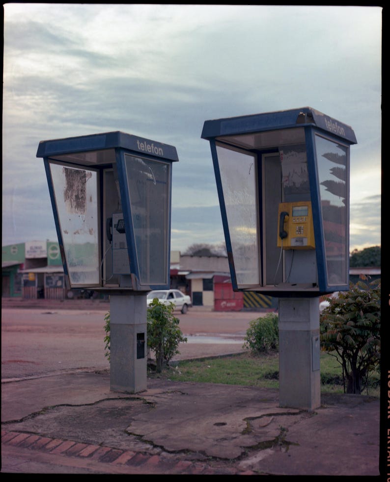 Mansa Phone Booth 8" X 10" Film Photo - Etsy