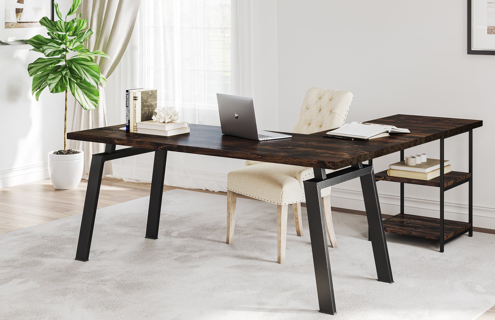 Fulton L-shaped Corner Desk Left Hand - Etsy