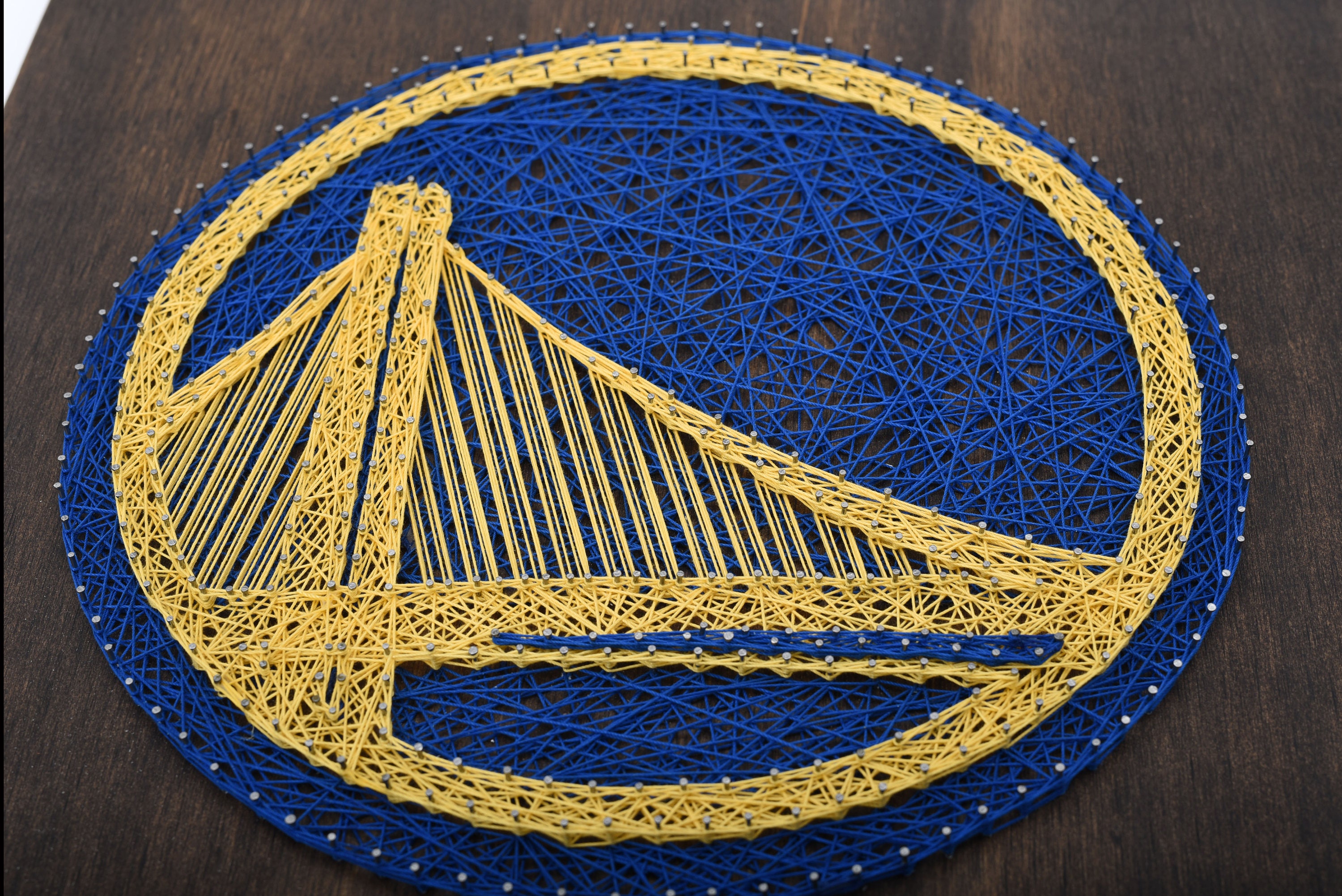 Golden State Logo String Art - Etsy