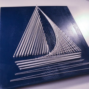 String Art Boat - Etsy