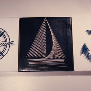 String Art Boat - Etsy