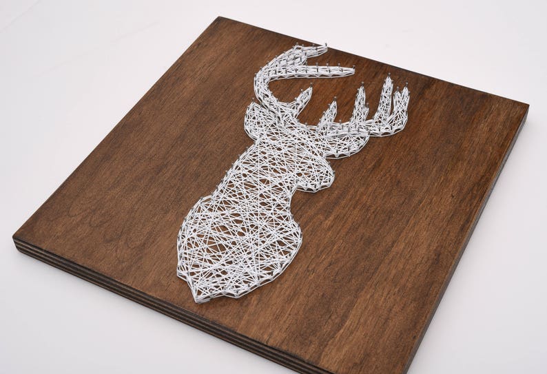 Deer Head String Art - Etsy