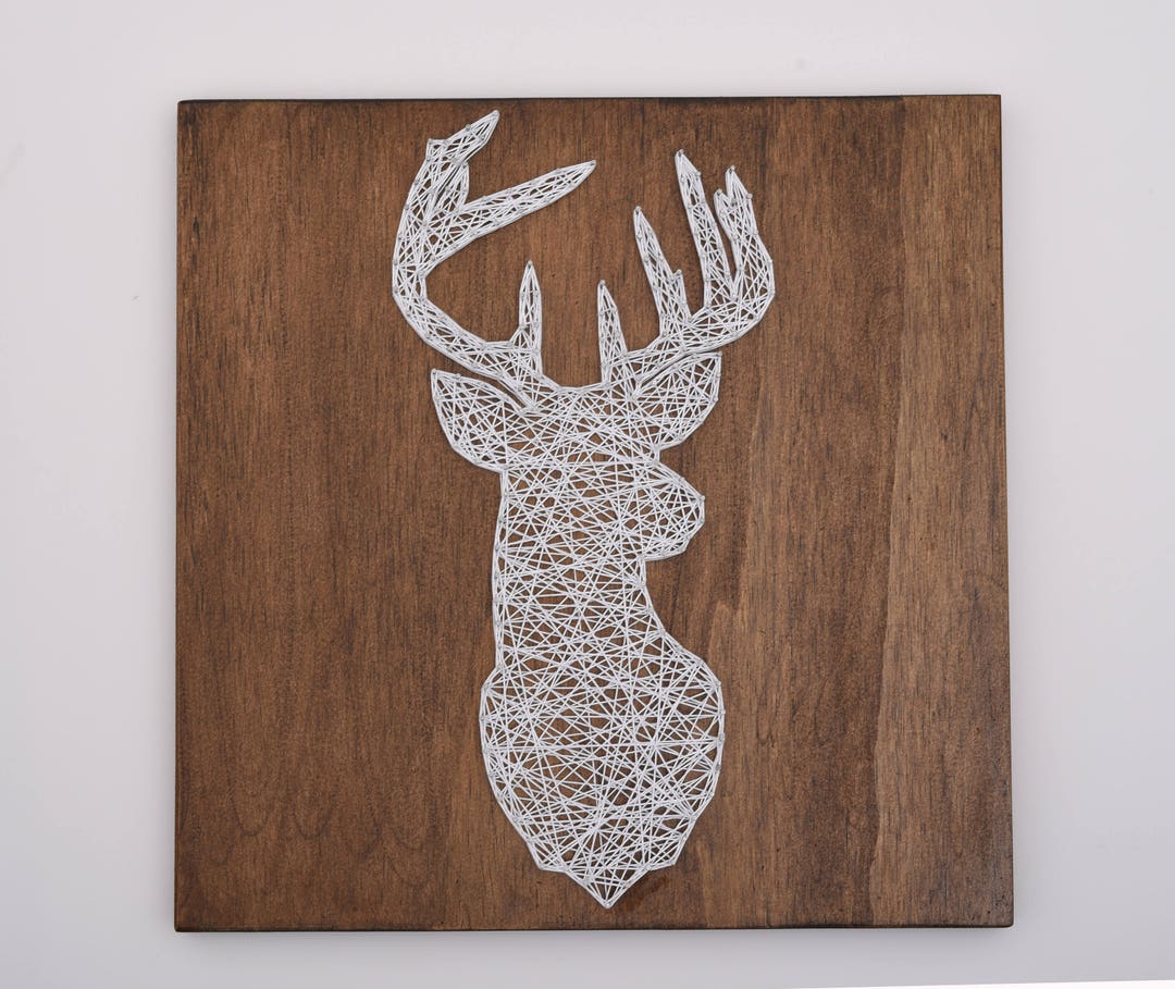 Deer Head String Art - Etsy