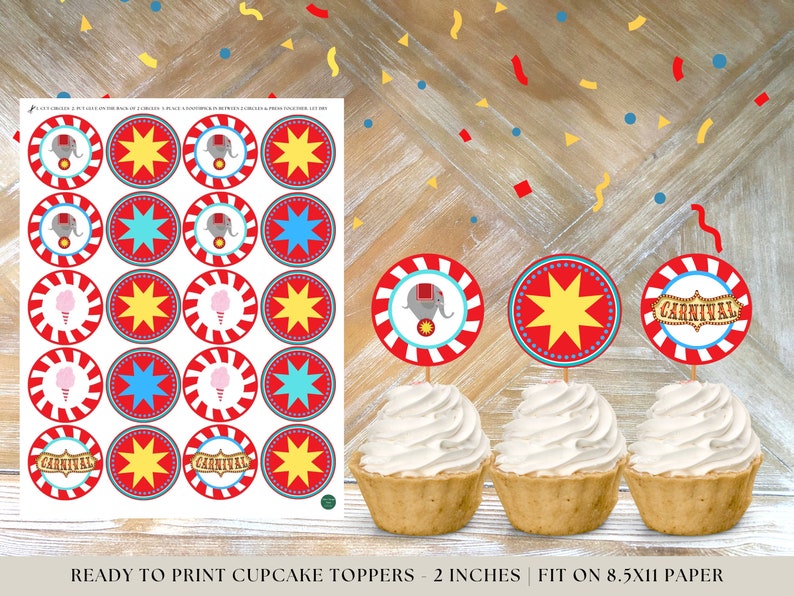 The Ultimate Carnival Party Printable Set Carnival Signs - Etsy