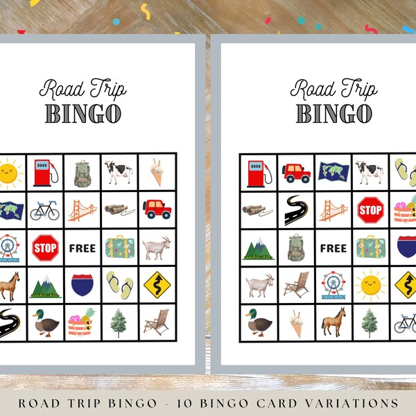 Car Bingo - Etsy