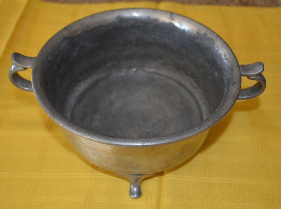Antique Small Pewter Pots - Etsy
