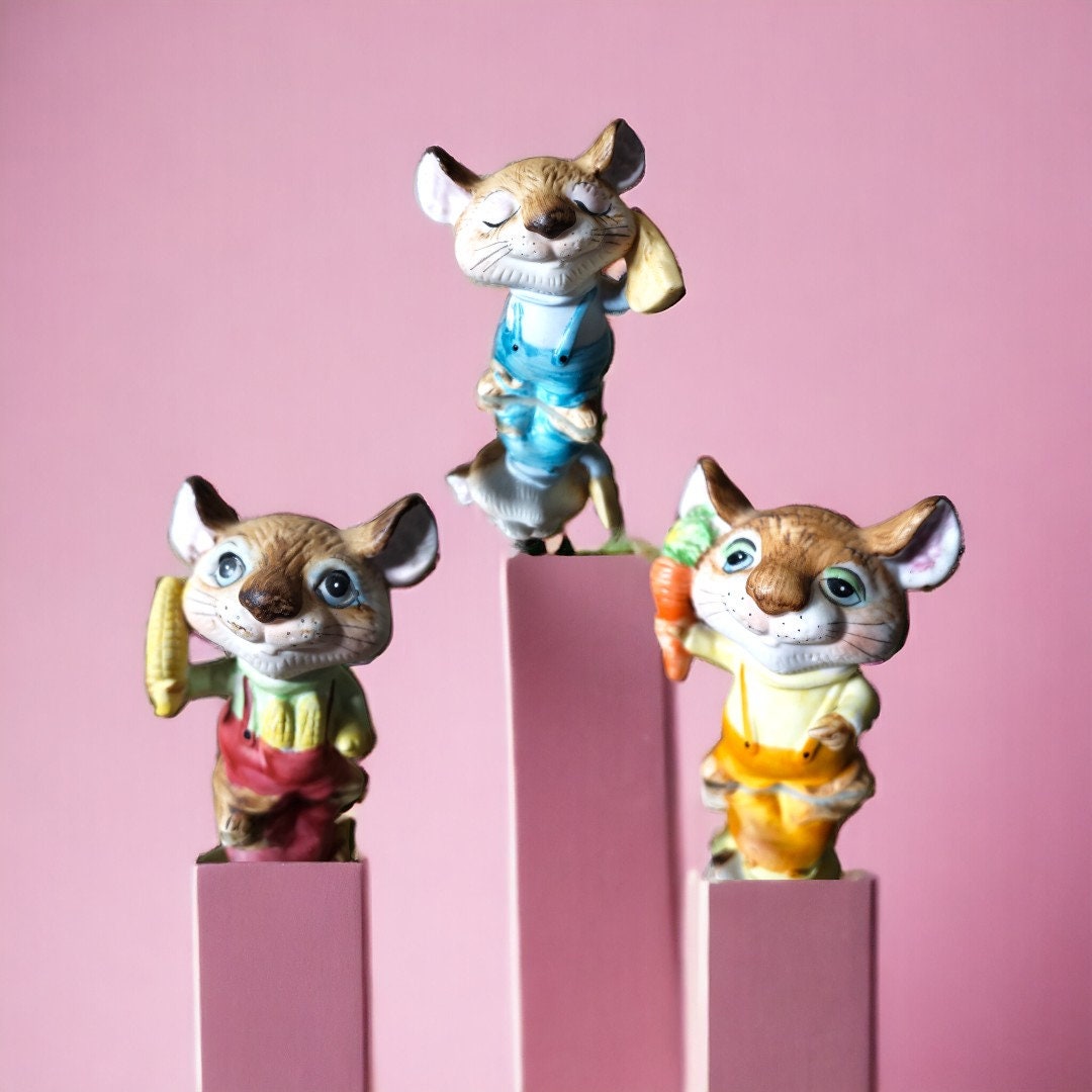 Homco Field Mouse Figurine – Vintage Home Interiors Decor - Etsy