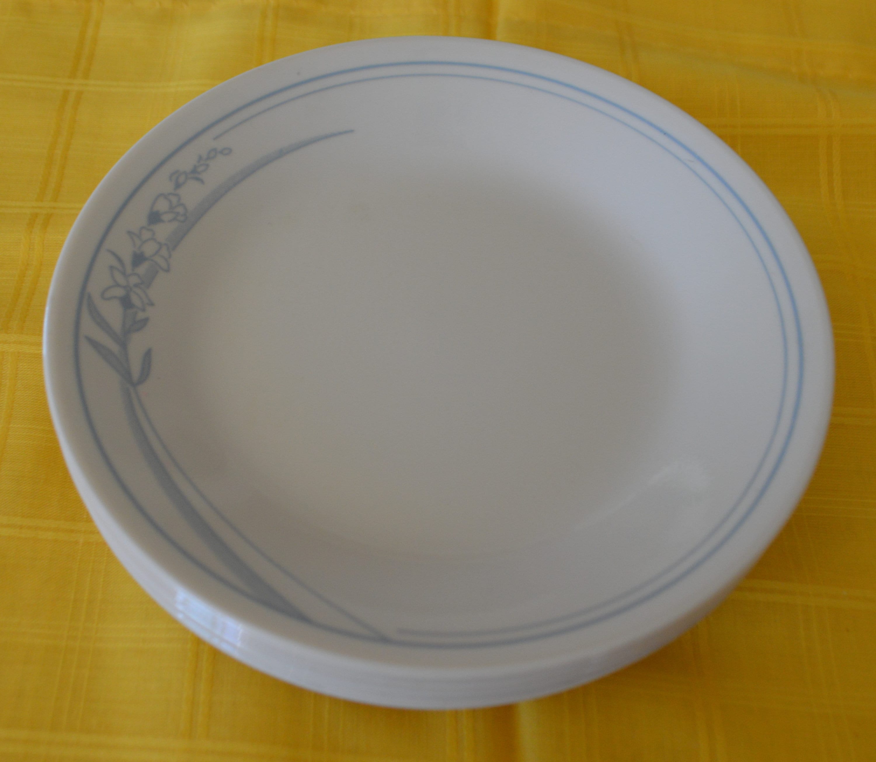 Blue Lily corelle by CORNING Dinnerware - Etsy