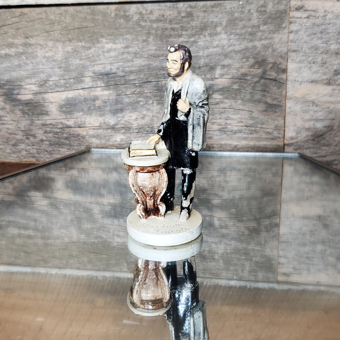Abraham Lincoln - 1958 -sebastian Miniature - Marblehead Label SML #85 ...