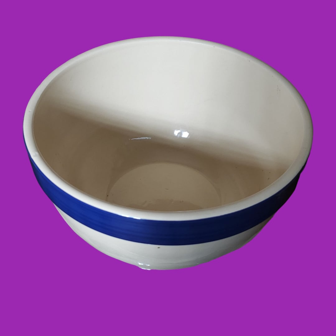 Vintage Cordon Bleu Pottery Mixing Bowl Large 9 3/4" X 5 3/4" - Etsy