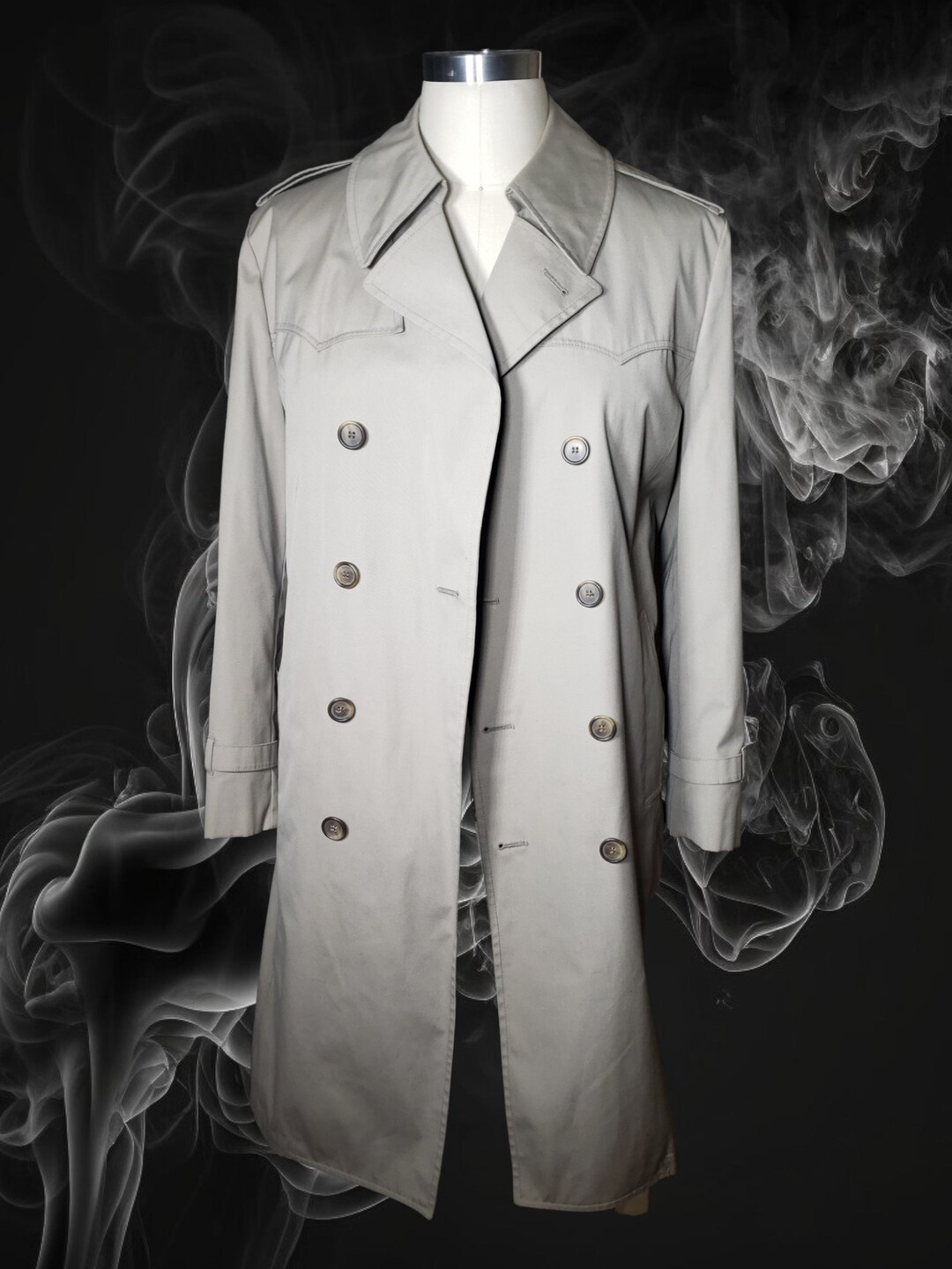 London Fog Men's Khaki Overcoat/trench Coat - 42 Reg - Unworn Condition ...