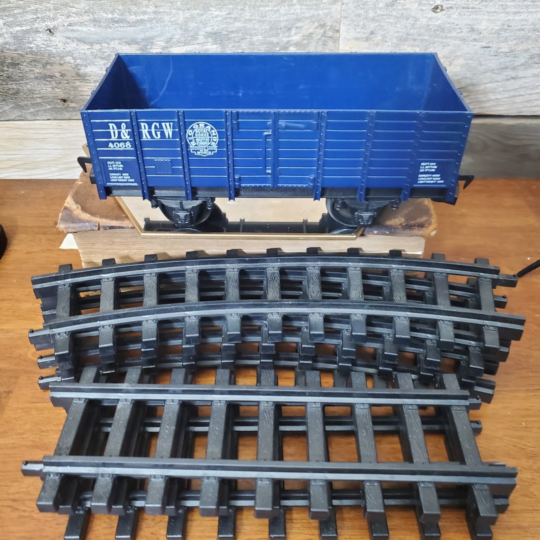 G-scale D&RGW Rio Grande Gondola Car and Seven 7 Track Lengths by ...