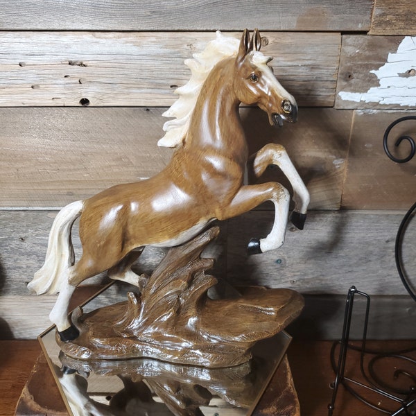 Stallion Horse Statue - Etsy