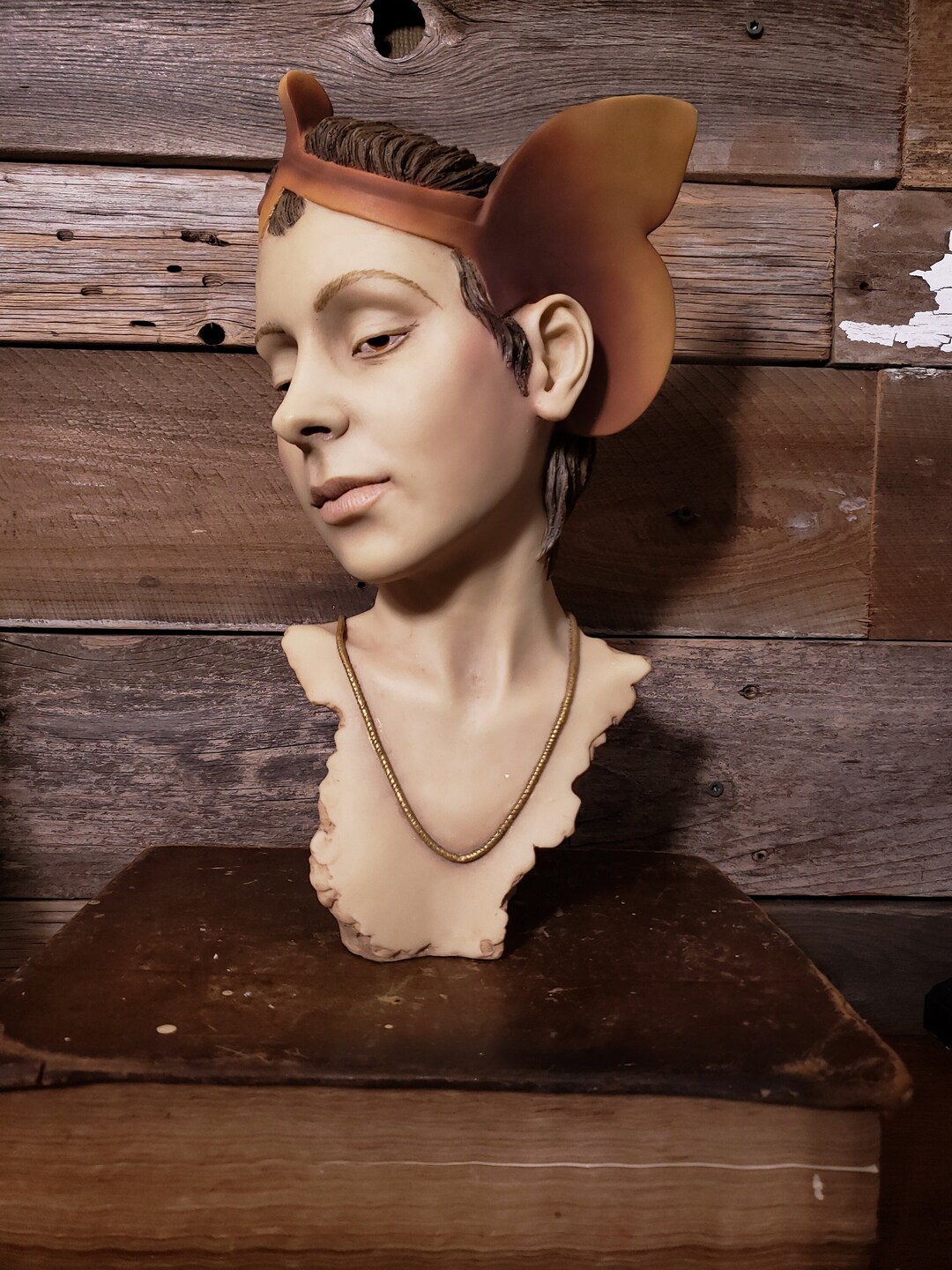 Flambro USA 4 Seasons Fall Elf Bust Sculpture by Michael Talbot - Etsy