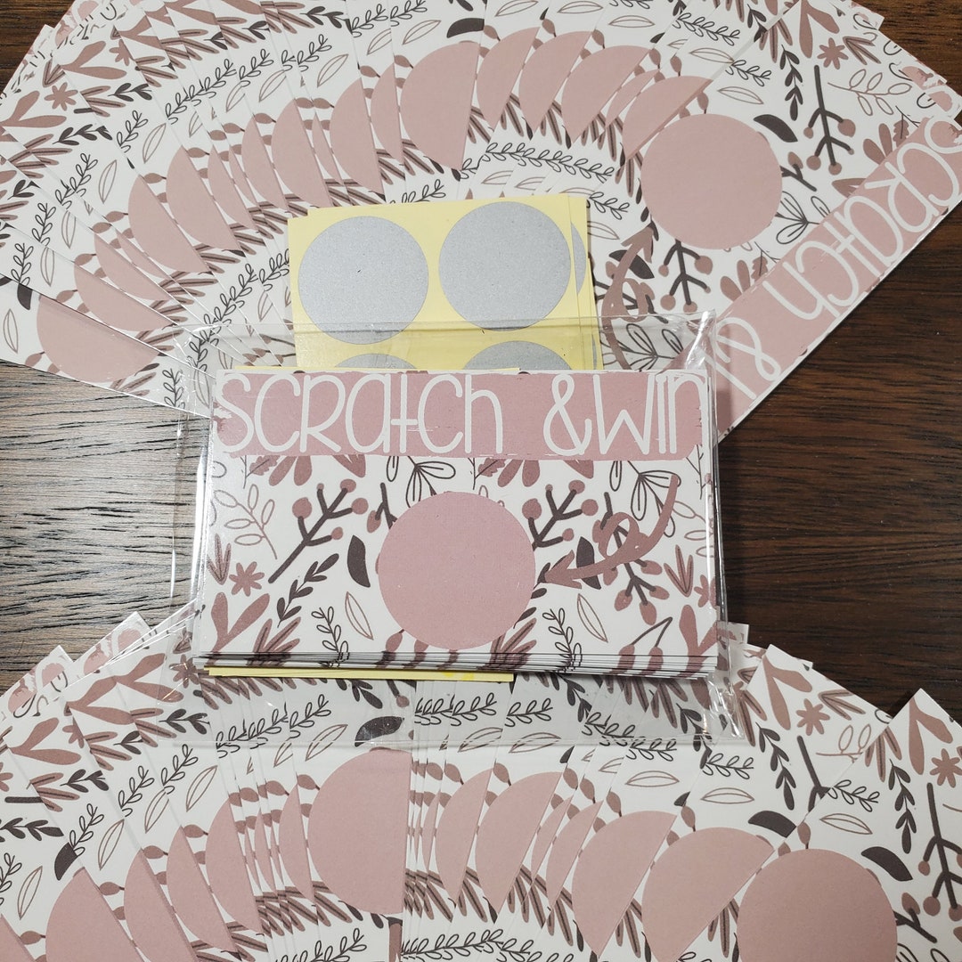 40 Scratch off Cards, Scratch and Win, Birthday Scratch Off, Shower ...
