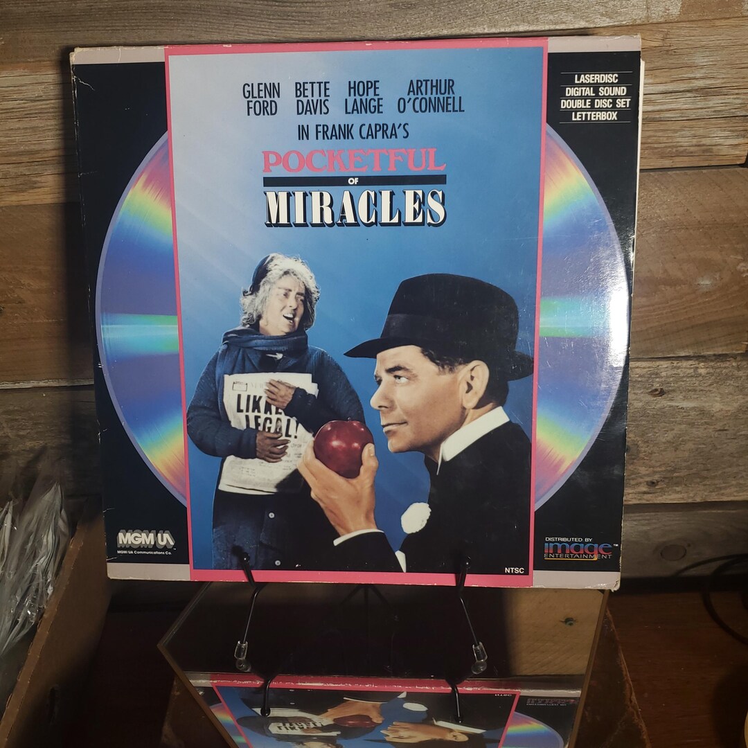 Pocketful of Miracles - Laserdisc - MGM - Double Disc Set-glenn Ford ...