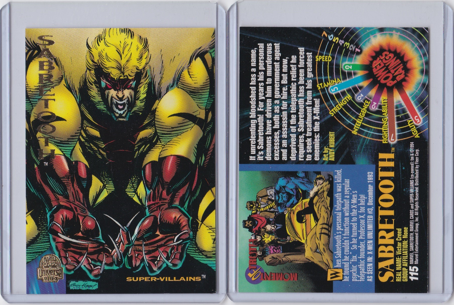 Professor Xavier Trading Card