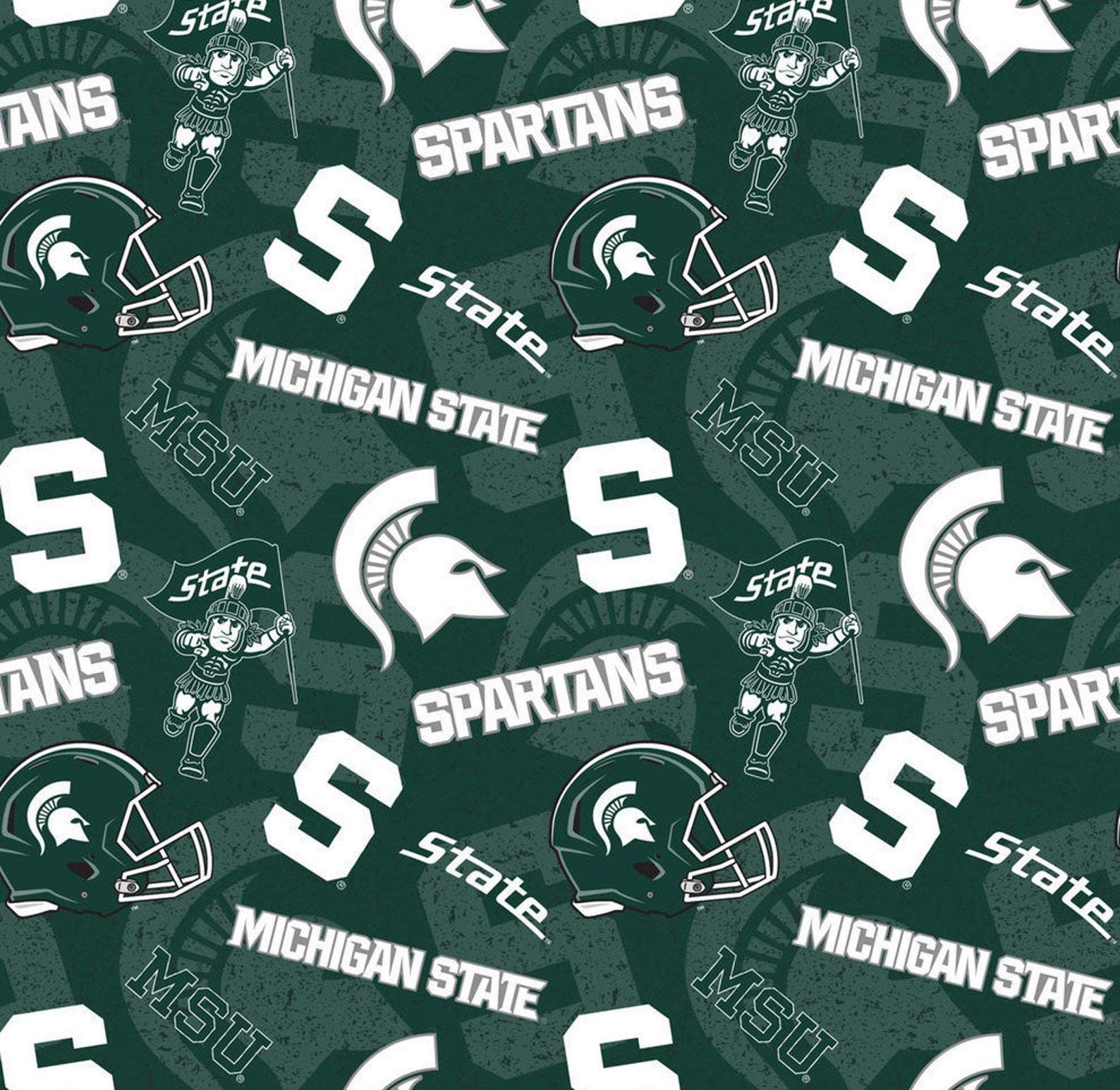 Michigan State Over the Collar Dog Bandana - Etsy