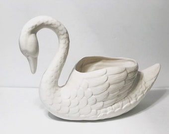 Ceramic swan | Etsy