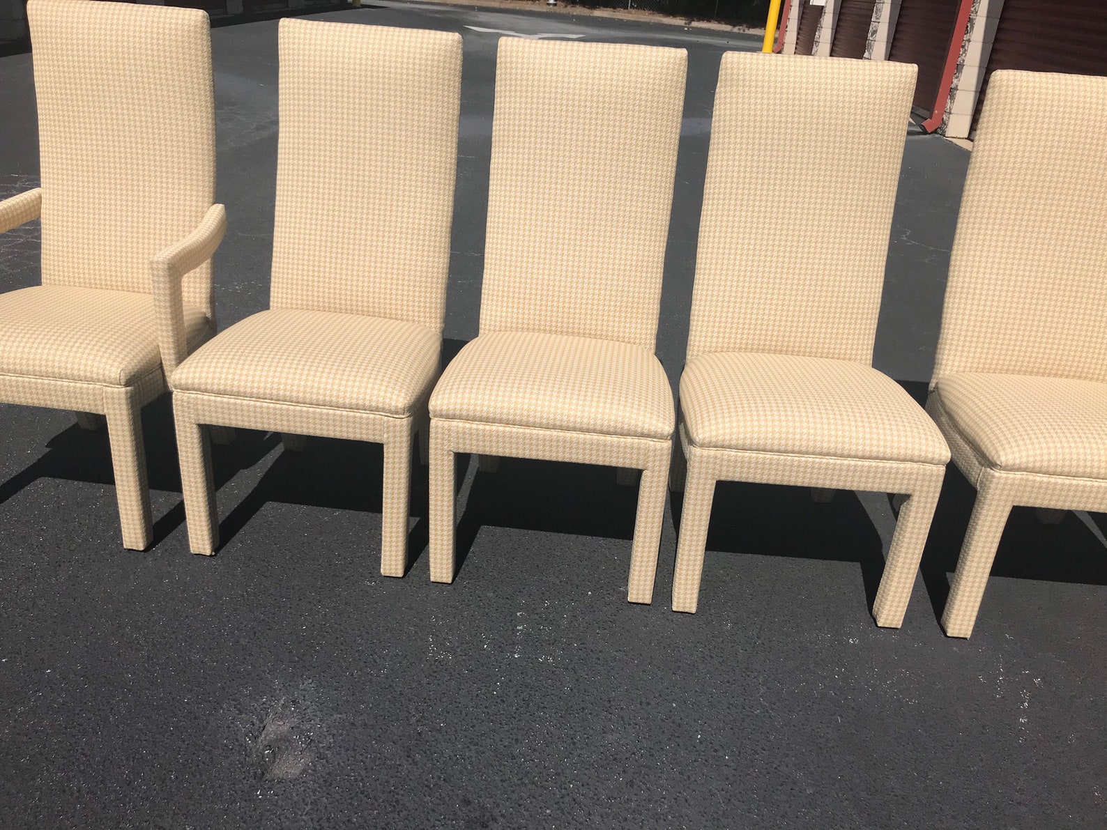 Superb Set of 6 Vintage Parsons Chairs With All New - Etsy