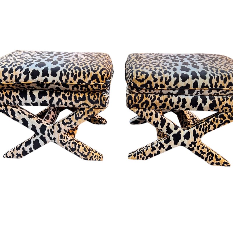 Leopard Bench - Etsy