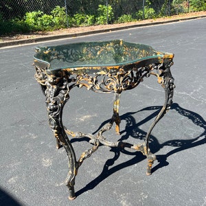 Incredibly Detailed Antique Cast Iron Dining Table - Etsy
