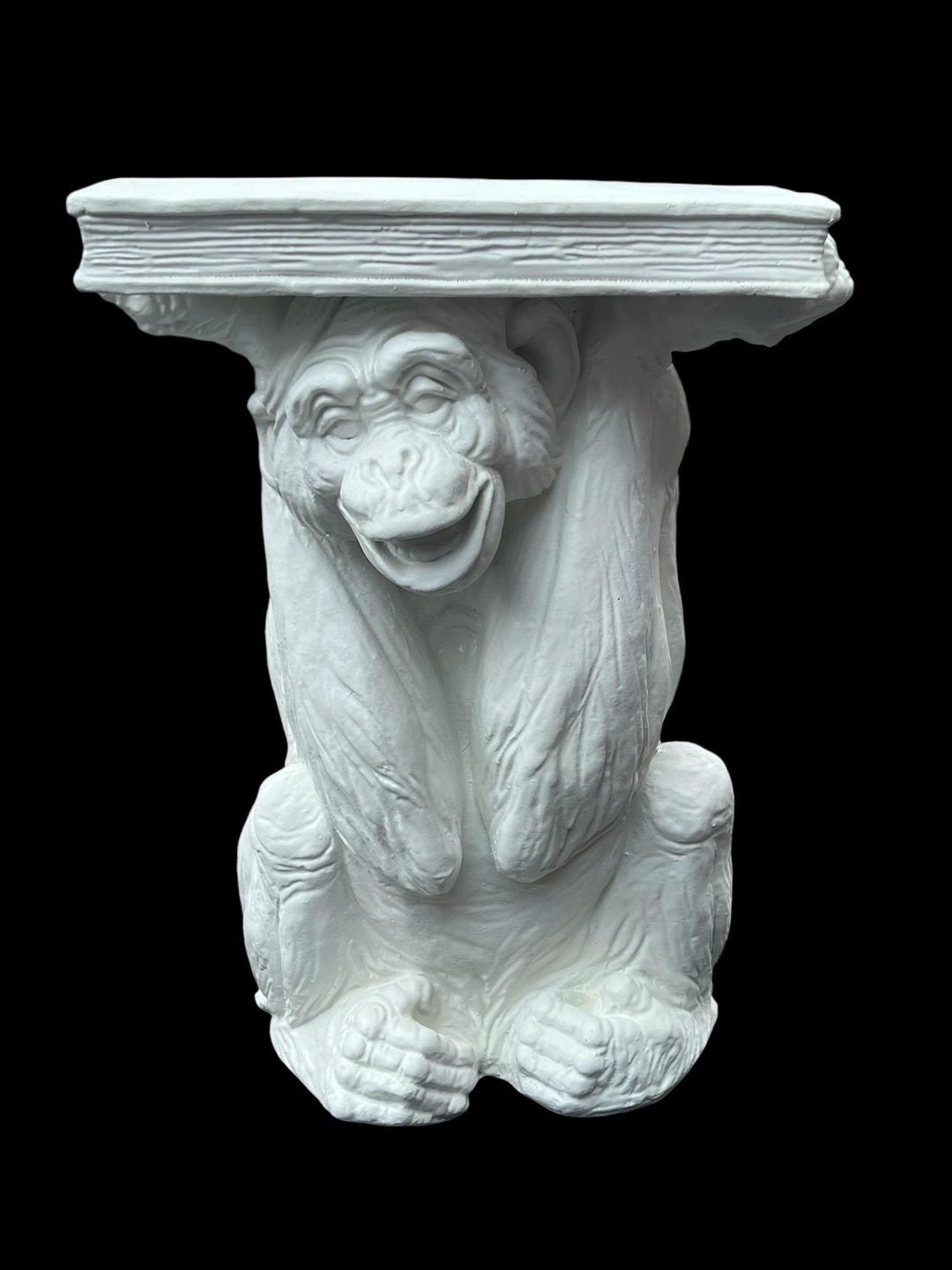 Vintage Heavy Monkey Side Table / Stool - Etsy