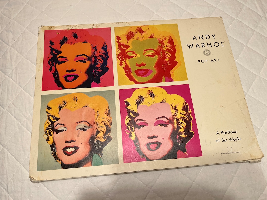 Rare Andy Warhol Pop Art Portfolio of Six Iconic Prints - Etsy