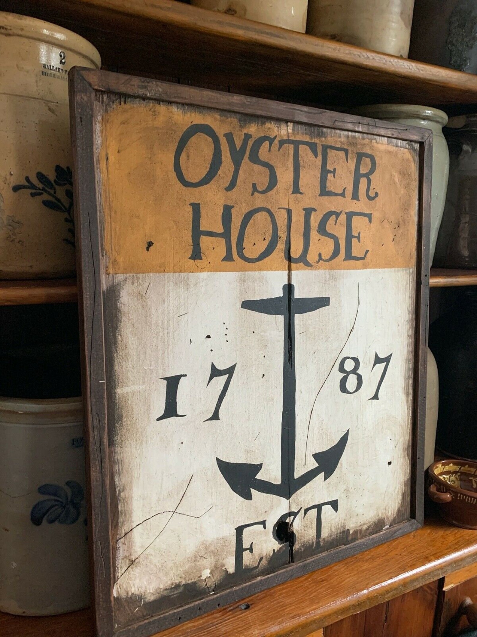 Primitive Colonial Wooden Tavern Sign - Etsy