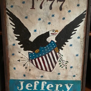 Primitive, Colonial, Early American, Wooden Tavern Sign - Etsy
