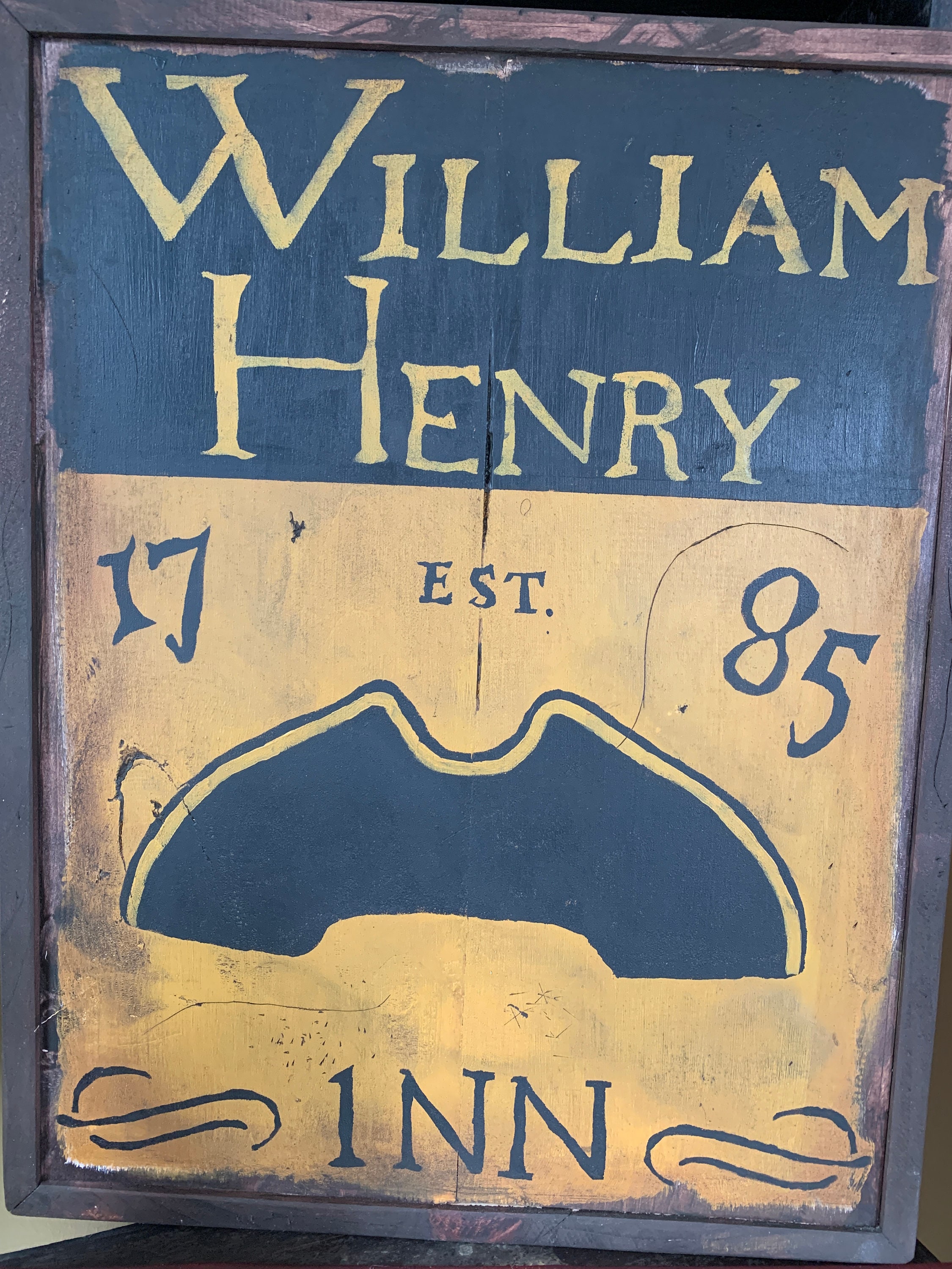 Primitive Colonial Early American Wooden Tavern Sign | Etsy